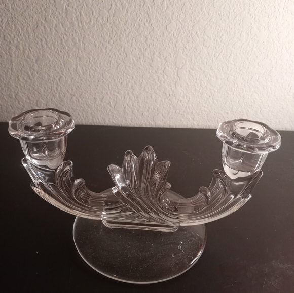 no brand | Art | Vtg Crystal 7 Dual Candle Holder Candelabrum | Poshmark